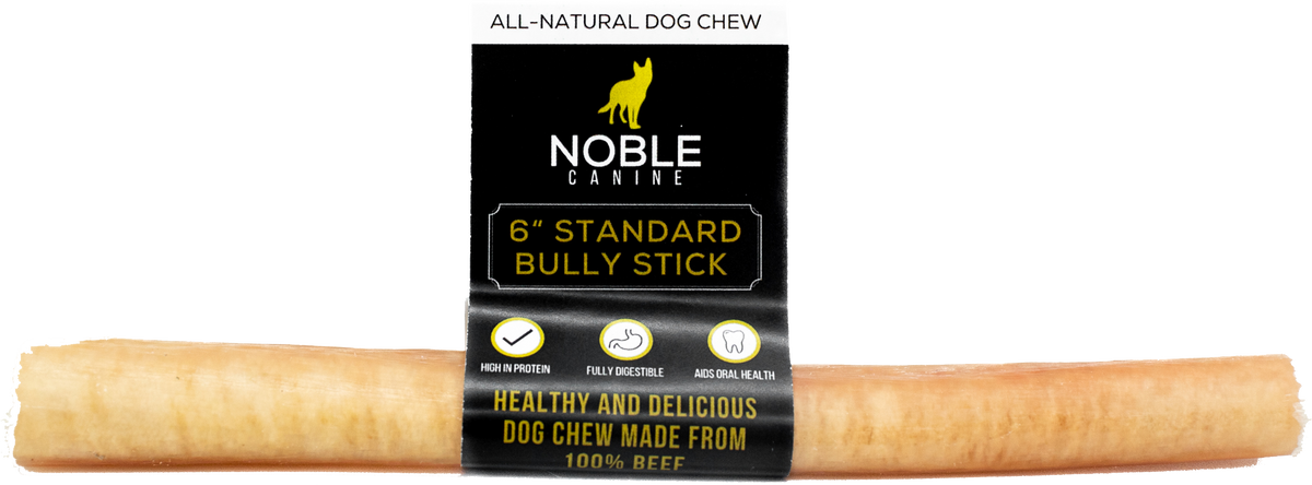 6" Standard Bully Stick – Noble Canine